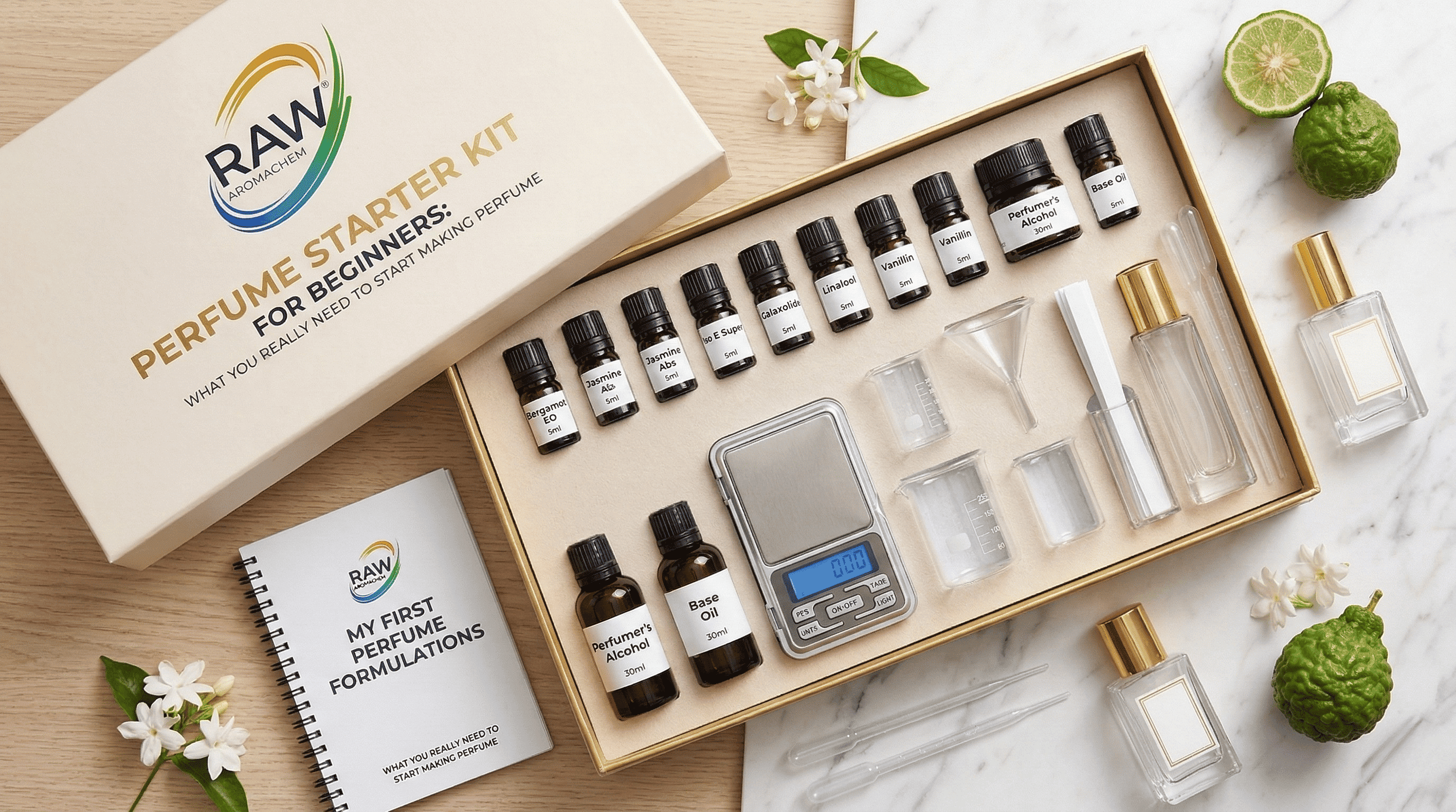 Perfume Starter Kit for Beginners: Complete Guide to Perfume Making Kit ...