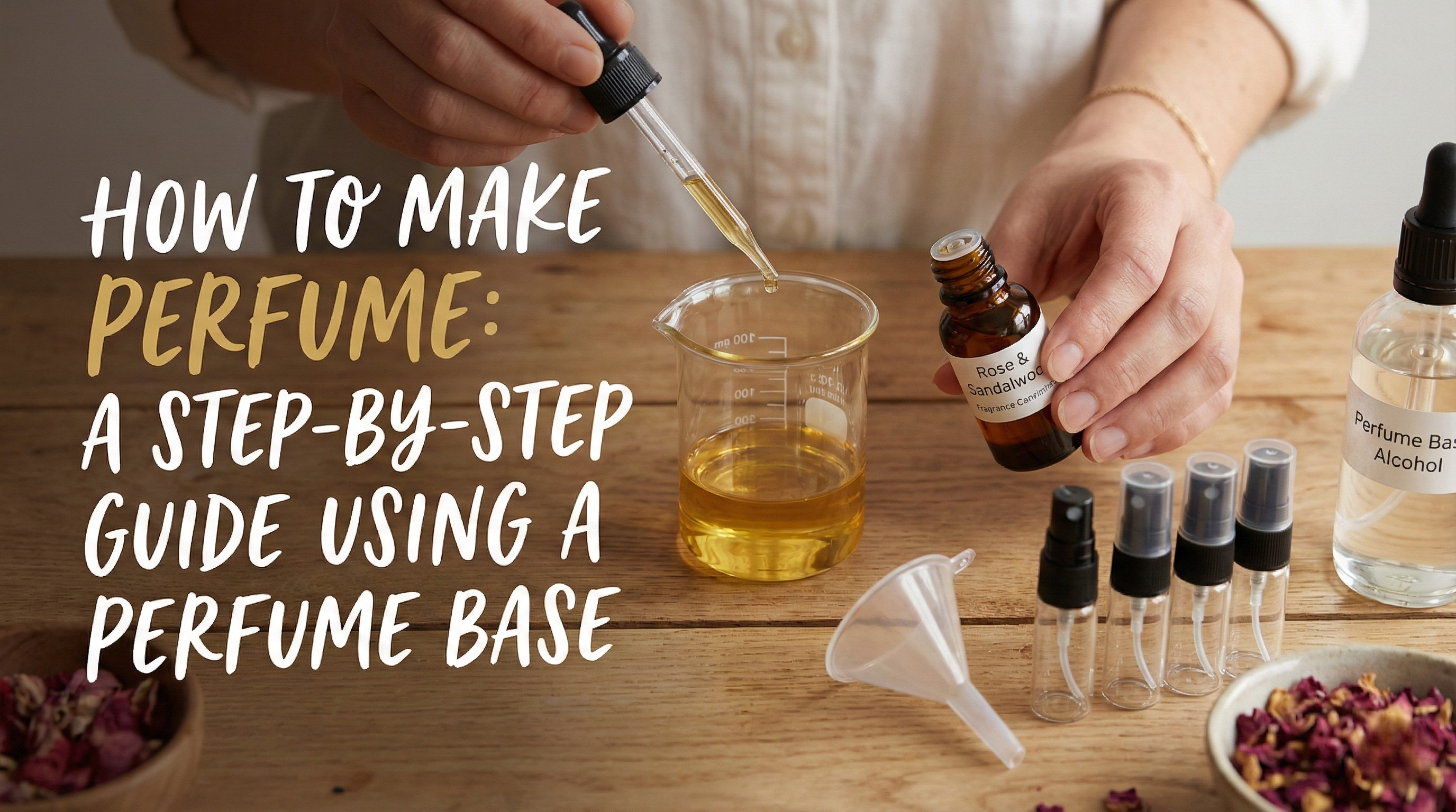 How to Make Perfume Using a Perfume Base (Step-by-Step) – Rawaromachem